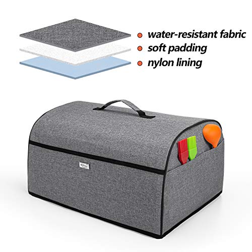 Luxja Toaster Oven Cover Compatible with Hamilton Beach 6-Slice Toaster Oven, Gray