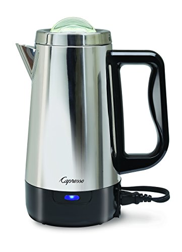 Capresso 8 Cup Perk, Coffee Maker, Metallic