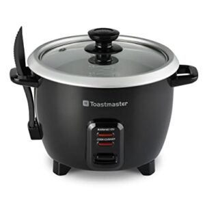 Toastmaster 10-Cup Electric Rice Cooker (5 cups uncooked), Black, TM-101RCCN