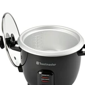 Toastmaster 10-Cup Electric Rice Cooker (5 cups uncooked), Black, TM-101RCCN