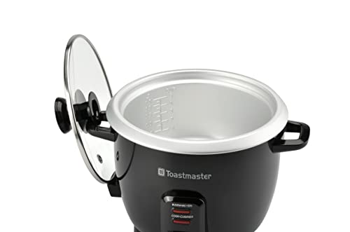 Toastmaster 10-Cup Electric Rice Cooker (5 cups uncooked), Black, TM-101RCCN