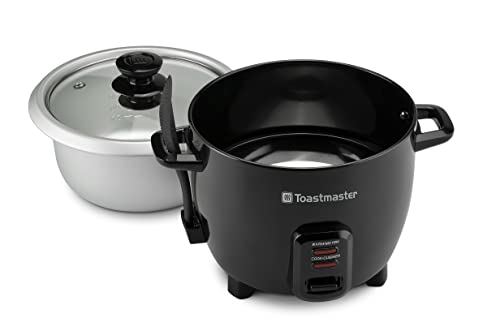 Toastmaster 10-Cup Electric Rice Cooker (5 cups uncooked), Black, TM-101RCCN