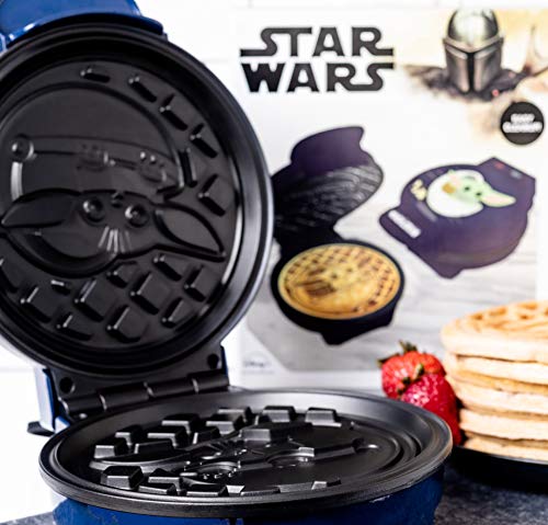 Uncanny Brands Star Wars The Mandalorian The Child Waffle Maker- Baby Yoda Waffles