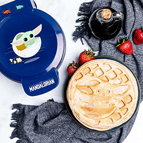 Uncanny Brands Star Wars The Mandalorian The Child Waffle Maker- Baby Yoda Waffles