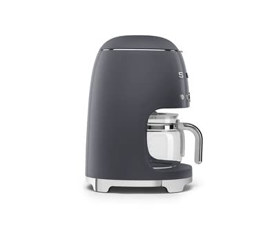 Smeg 50's Retro Style Coffee Maker, Slate Grey DCF02GRUS (Grey)