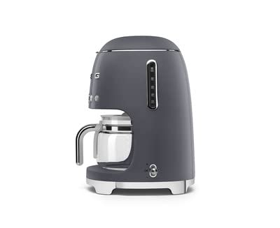 Smeg 50's Retro Style Coffee Maker, Slate Grey DCF02GRUS (Grey)