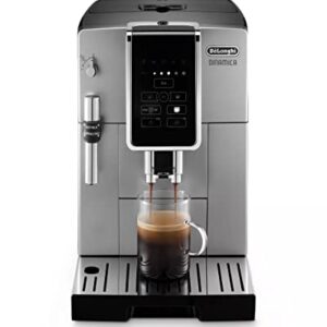 De'Longhi Dinamica Fully Automatic Coffee and Espresso Machine with Premium Adjustable Frother, Stainless Steel, ECAM35025SB