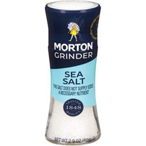 morton sea salt, grinder, 2.9 ounce