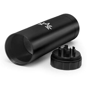 Herb Grinder 2.5inch Spice Mini Grinder with Lid (Black)