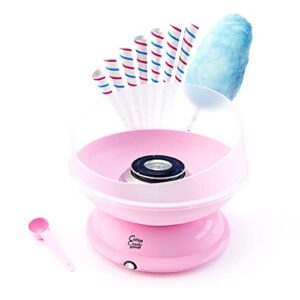 cotton candy express cc1000-s cotton candy machine, pink. easy to use and clean. a great value, nostalgia and fun for kids and adults. comes with instruction manual and tip card