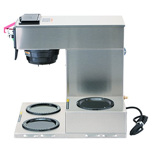 Bunn 12950.0212 CWTF15-3 Automatic Commercial Coffee Brewer with 3 Lower Warmers (120V)