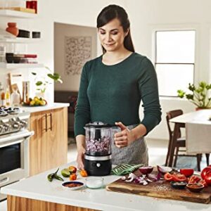 KitchenAid 5 Cup Cordless Food Chopper, Matte Black