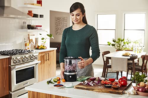 KitchenAid 5 Cup Cordless Food Chopper, Matte Black