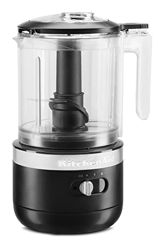 KitchenAid 5 Cup Cordless Food Chopper, Matte Black