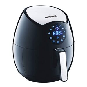 gowise usa ming's mark gw22621 electric air fryer, 3.7 qt, black