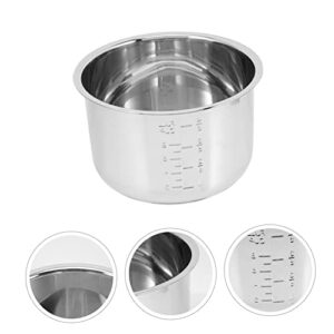 Zerodeko Aroma Rice Cooker Rice Cooker Inner Pot Rice Cooker Liner Stainless Steel Pressure Cooker Power Pressure Cooker Inner Pot Rice Cooker 10 Cup