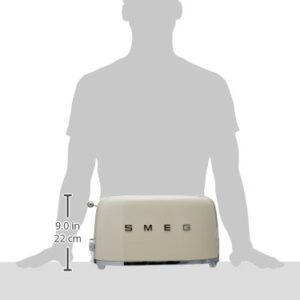 Smeg 4-Slice Toaster-Cream