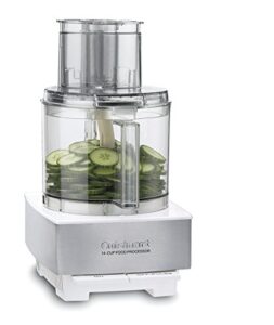 cuisinart dfp-14bcwnyamz food processor, 14 cup, stainless steel, white