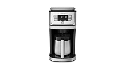 Cuisinart DGB-850FR Fully Automatic 10 Cup Burr Grind & Brew Thermal Coffeemaker Silver - Certified Refurbished