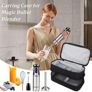 Storage bag for Hand Blender,Carrying Case for Immersion Blender Handheld,Stick Blender Travel Storage Organizer (Bag Only)