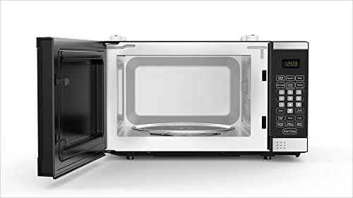 Danby DDMW007501G1 Countertop Microwave, Stainless Steel