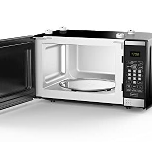 Danby DDMW007501G1 Countertop Microwave, Stainless Steel