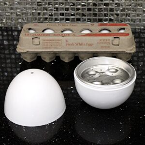 Microwave Egg Boiler Cooker Hard or Soft Boiled Eggs BPA Free Cook Up To 4 Eggs In Minutes Food-Grade