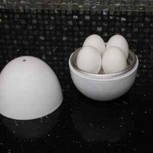 Microwave Egg Boiler Cooker Hard or Soft Boiled Eggs BPA Free Cook Up To 4 Eggs In Minutes Food-Grade