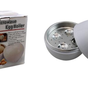 Microwave Egg Boiler Cooker Hard or Soft Boiled Eggs BPA Free Cook Up To 4 Eggs In Minutes Food-Grade