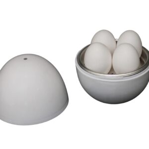 Microwave Egg Boiler Cooker Hard or Soft Boiled Eggs BPA Free Cook Up To 4 Eggs In Minutes Food-Grade