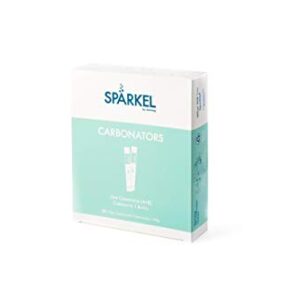 Spärkel Carbonator 30-Pack - For Spärkel Beverage System Sparkling Water and Soda Maker…