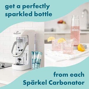 Spärkel Carbonator 30-Pack - For Spärkel Beverage System Sparkling Water and Soda Maker…