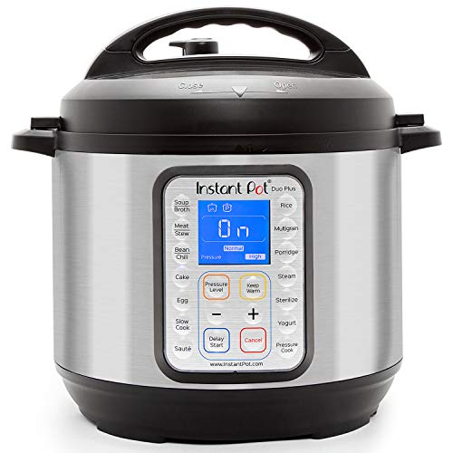 Instant Pot Duo Plus 9-in-1 Electric Pressure Cooker, Sterilizer, Slow Cooker, Rice Cooker, 6 Quart, 15 One-Touch Programs & Ceramic Non-Stick Interior Coated Inner Cooking Pot - 6 Quart