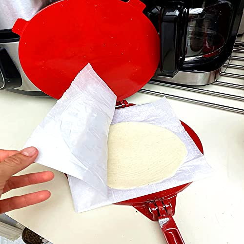 RBRSLALA 8 inch Tortilla Press Foldable Aluminum Tortilla Press Dough Press Baking Tools DIY Baking Tool Accessories