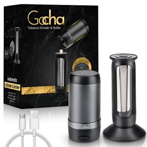 gocha gadgets, roll filler machine smart herb & spice grinder, filler for pre-rolled rolling papers – thunder grinder filling machine