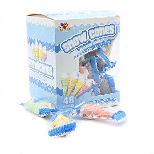 Albert's Snow Cones Mallow Cones 48ct