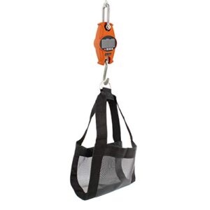 Rural365 Digital Hanging Scale Orange Calf Scale & Calf Sling for Weighing 660 lb Mini Crane Scale & Livestock Sling