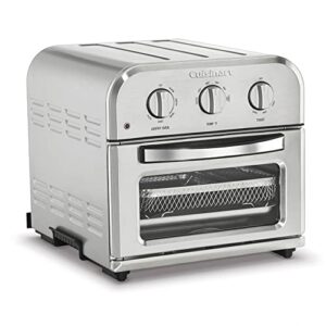 Cuisinart TOA-26 Compact AirFryer/Convection Toaster Oven Stainless Steel Bundle with 1 YR CPS Enhanced Protection Pack