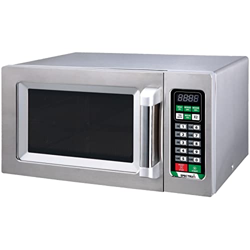 Winco EMW-1000ST Commercial-Grade Microwave Oven, 9 Cubic Feet, Silver