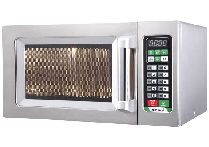 Winco EMW-1000ST Commercial-Grade Microwave Oven, 9 Cubic Feet, Silver