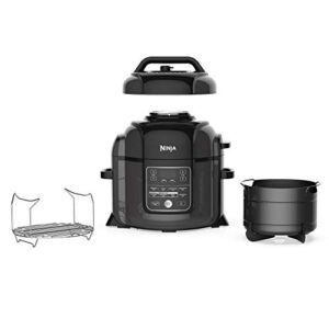 NINJA OP401 Foodi XL TenderCrisp Pressure Multi Cooker 8 quart Black/Gray (Renewed)