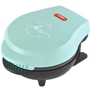 Kitchen Selectives Mint Green 4 Inch Round Mini Waffle Maker