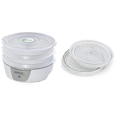 Presto 06300 Dehydro Electric Food Dehydrator, Standard & 06306 Dehydro Electric Food Dehydrator Dehydrating Trays