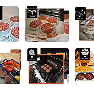 Sous Vide Perfect Hamburger/Burger Immersion Cooking Rings, SET of 6 (1/3 LB. Rings)