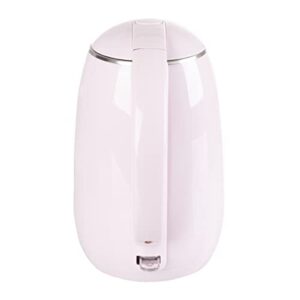 Electric Kettle – Auto-Off Rapid Boil Water Heater with Stainless-Steel Interior and Double Wall Construction by Classic Cuisine (Pink), 1.8 L