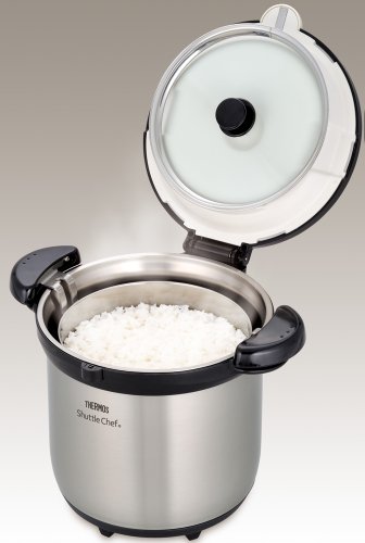 THERMOS Vacuum Insulation Cooker Shuttle Chef 4.5L Clear stainless KBG-4500 CS (Japan import)