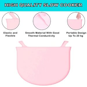 3 Pack Silicone Crock Pot Liner – Dishwasher Safe and Leak proof Silicone Crock Pot Liner Reusable – Perfect Thickened Silicone Slow Cooker Liner for 6 to 8 Quarters