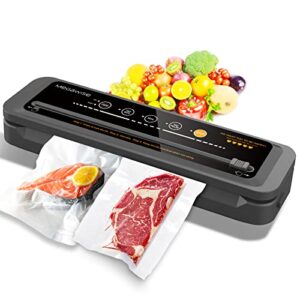 megawise powerful but compact vacuum sealer machine(black)