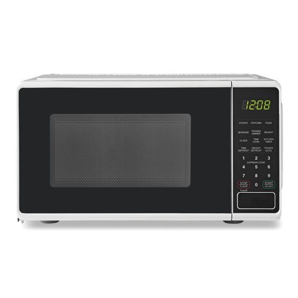 MAORUIYUN 0.7 Cu ft Capacity Countertop Microwave Oven, White