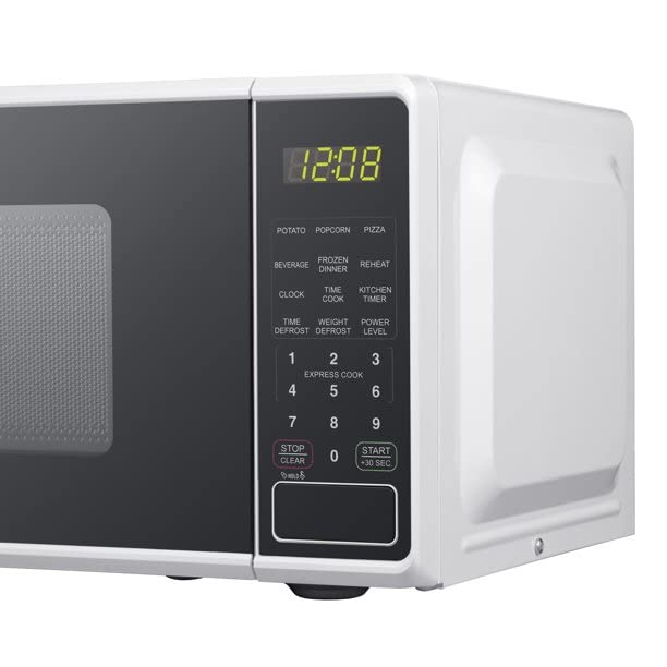 MAORUIYUN 0.7 Cu ft Capacity Countertop Microwave Oven, White